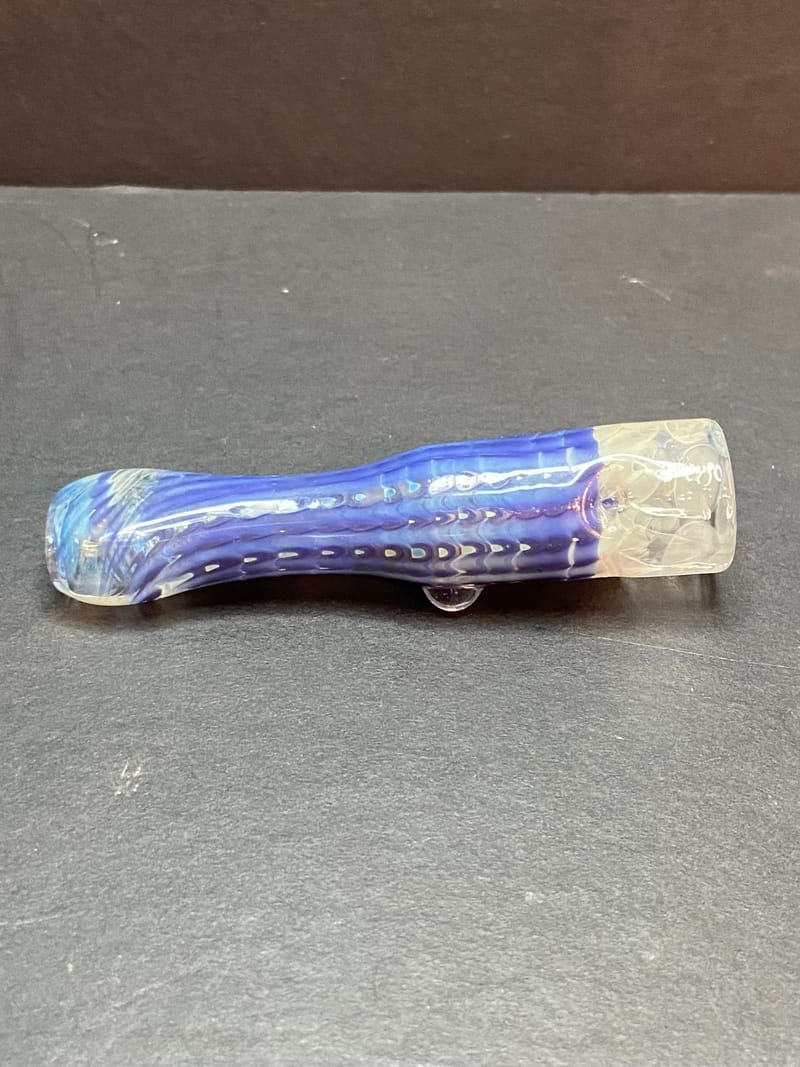 1HT-86: Single Color Fumed 3-Hole One Hitter. - Shockers Glass Studio
