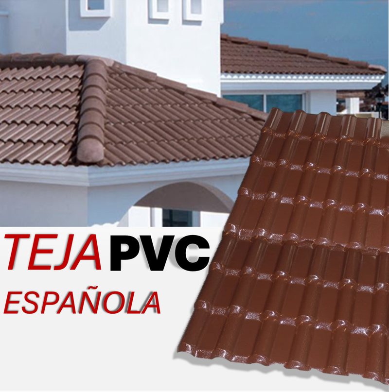 TEJA PVC CAFE 19 PIES 1.05 X 5.72M (TJ030) - FERRECENTRO MURALLA