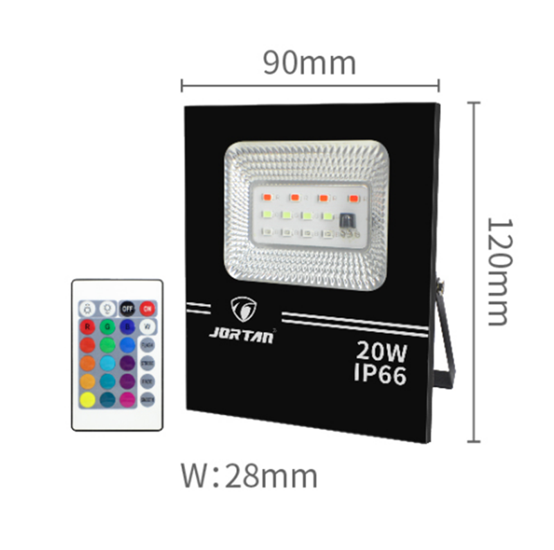 JORTAN REFLECTORAS COLOR RGB 20W (JGTGD-TP20W) - FERRECENTRO MURALLA