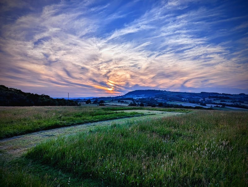 Red Sky at Night Campsite