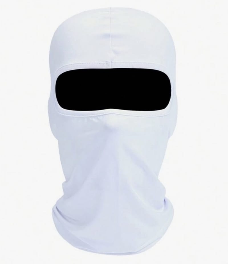 Cagula sintetica alba - ACCESORII CASCA MOTO