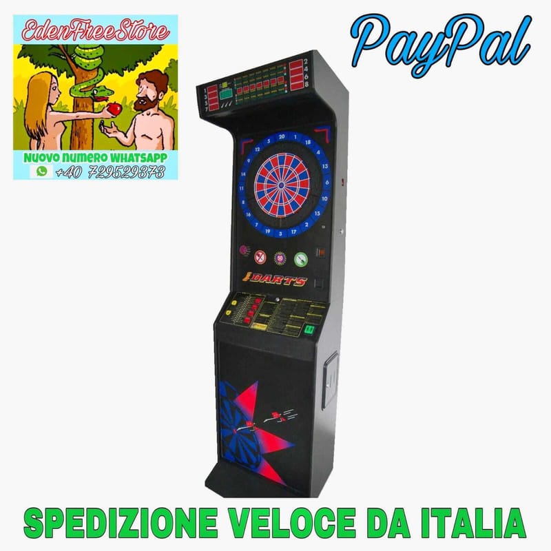 FRECCETTE ELETTRONICHE CON GETTONIERA MACCHINETTA GIOCO SOFT SPORT DAR