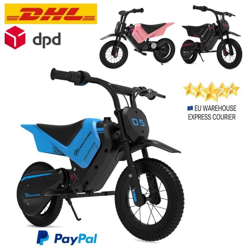 12" MINI MOTO CROSS ELETTRICA EVERCROSS EV05M PER BAMBINO BAMBINA 150W