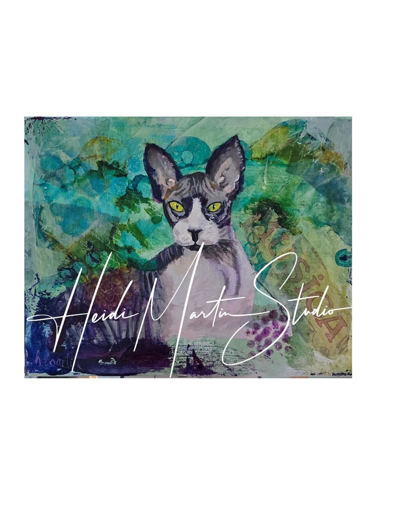 Heidi Martin Studio - Painting With Wool