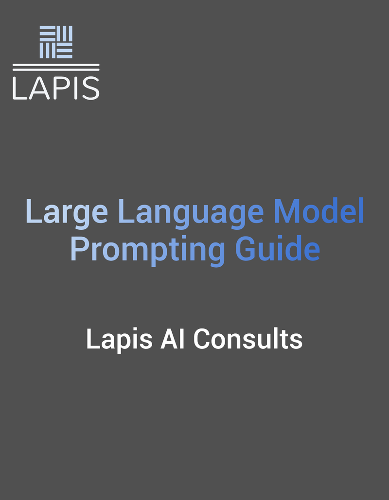 Large Language Model Prompting Guide - Lapis AI Consults
