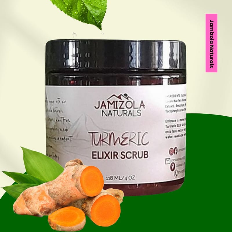 Turmeric Elixir Scrub - 4oz - Jamizola Naturals