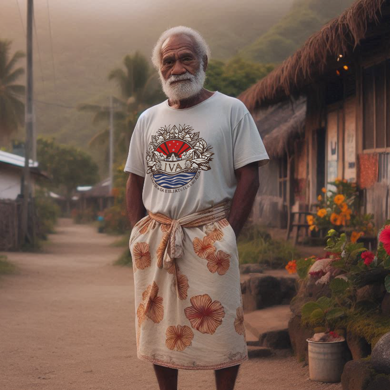 Samoan Village Custom Tee - Tuppie