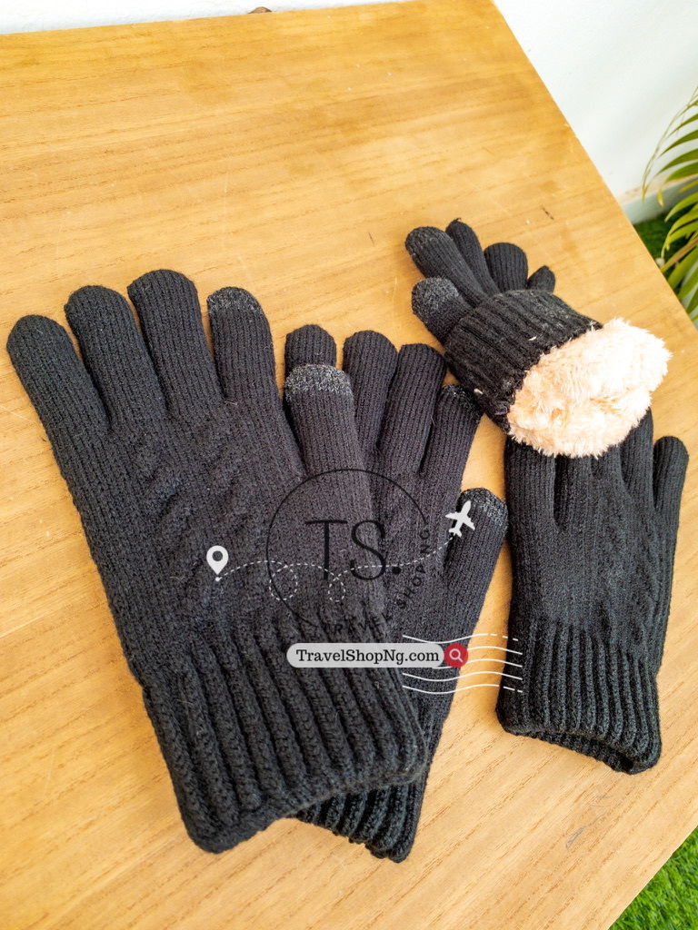 Knitted Wool Winter Gloves | Touchscreen & Thermal Options