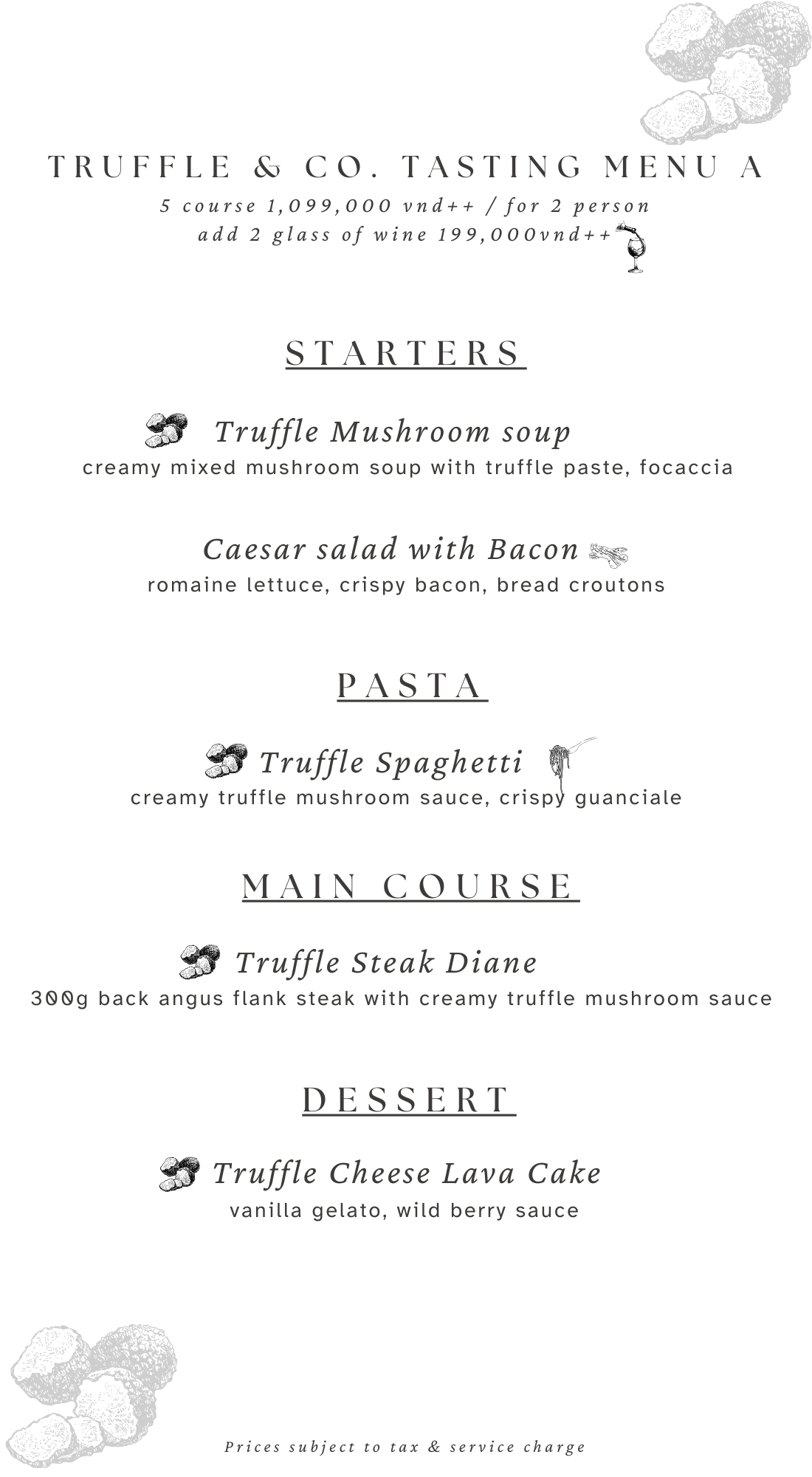 TRUFFLE CO. Truffle Gourmet Cuisine