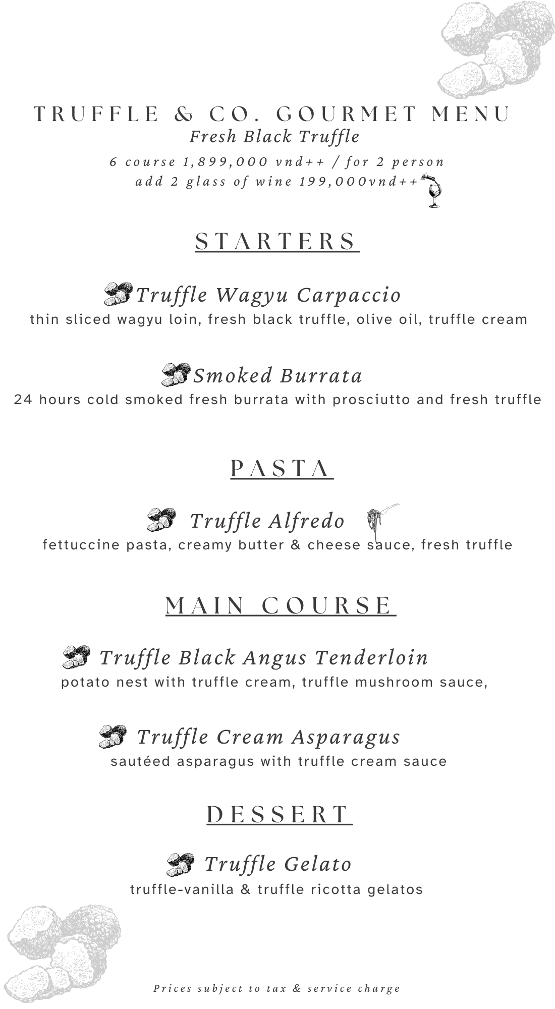 TRUFFLE CO. Truffle Gourmet Cuisine