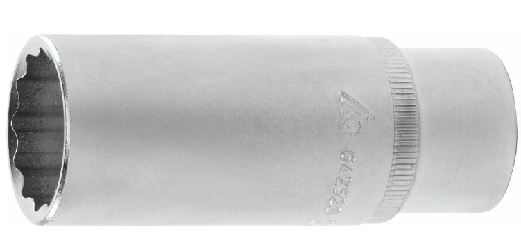 DOUILLE LONGUE 12 PANS 1/2" 27MM - LA BOUTIQUE DU MECANO