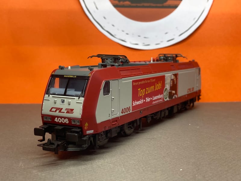 Piko 96701 HO - locomotive Class 4000 rouge CFL 4006 - Ferromax