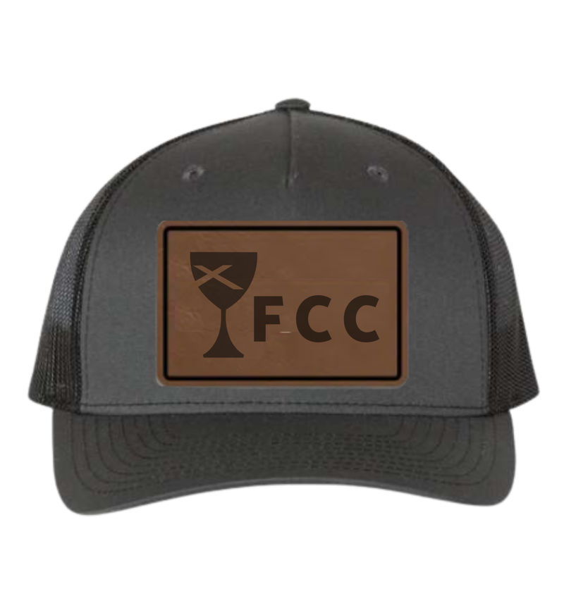 FCC Leather Patch Hat - sporessublimation.com