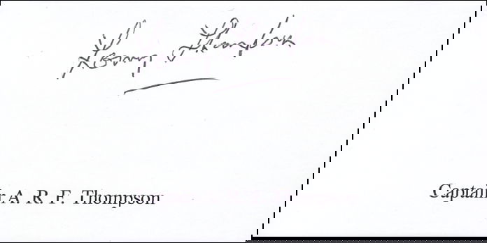 Thompson, A.R.F - ink signature - CCB Aviation