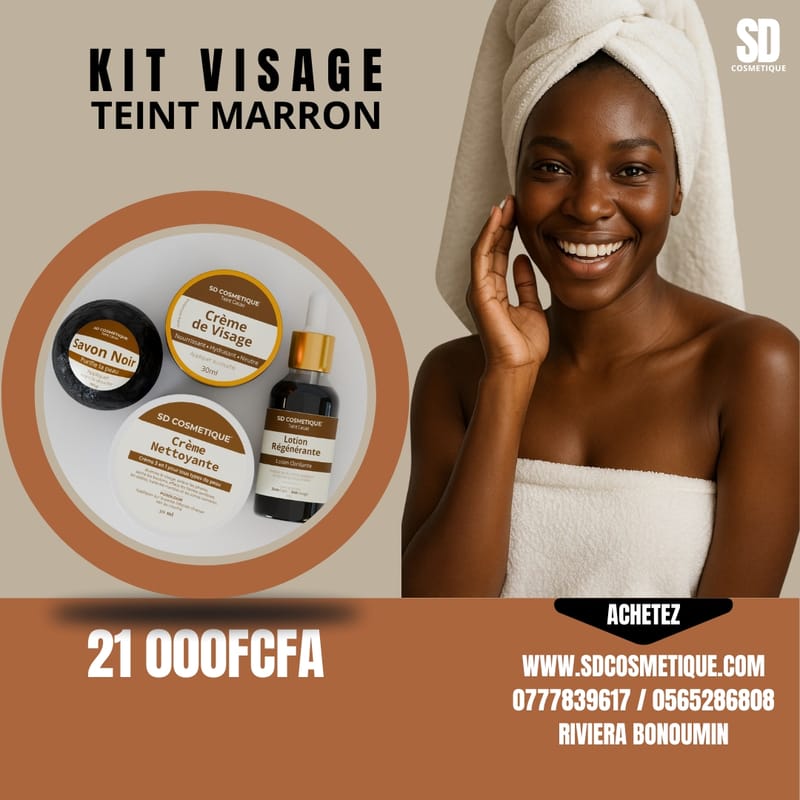 Kit Visage Teint Marron - SD COSMETIQUE