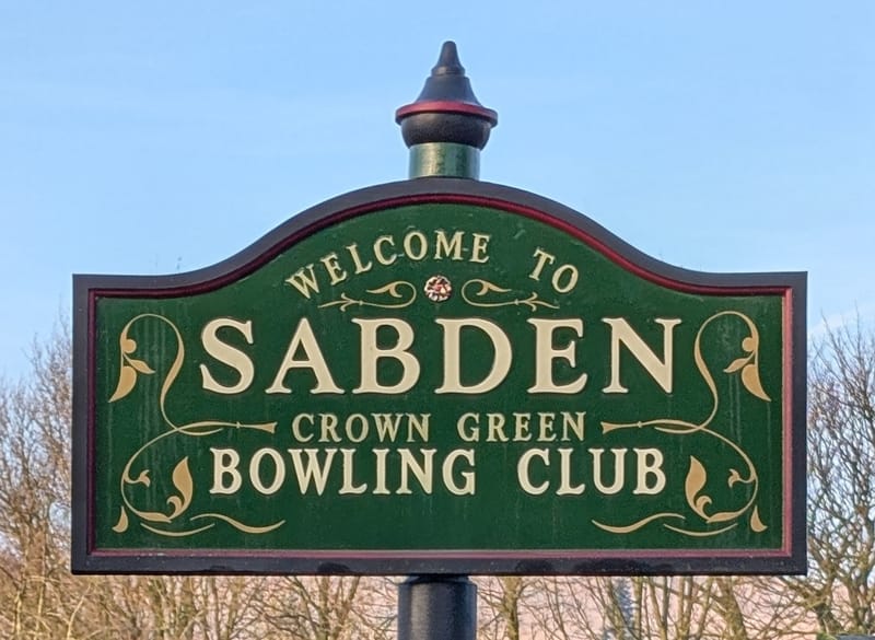 Sabden Bowling Club.