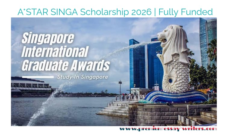 A*STAR SINGA Scholarship 2026 | Fully Funded PhD