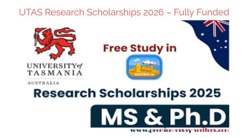 UTAS Research Scholarships 2026 – Fully Funded