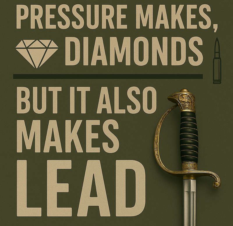 Pressure Makes Diamonds, but It Also Makes Lead | Faith and Strength
