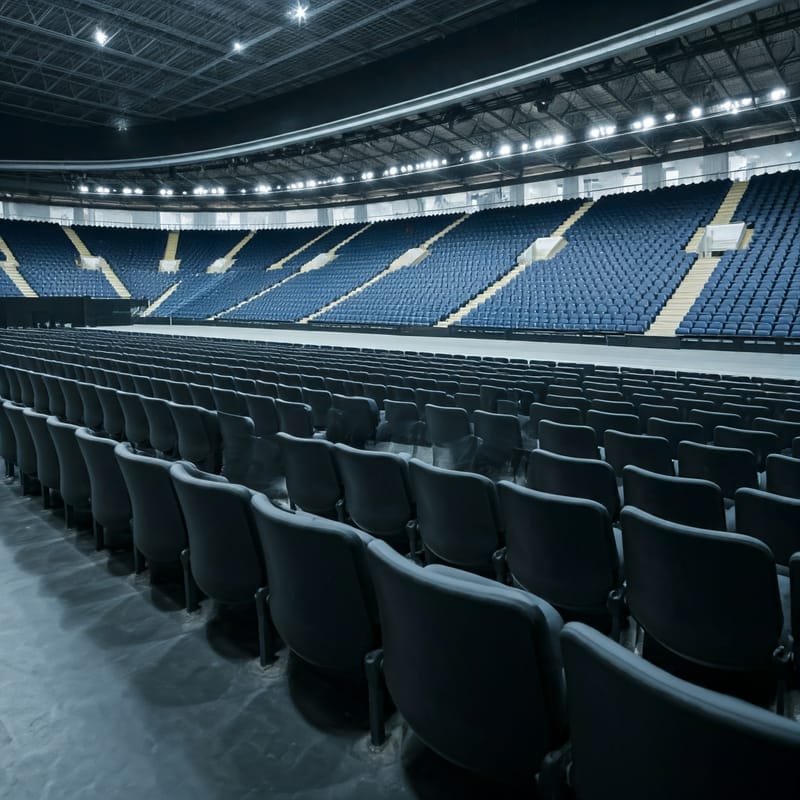 General Audience Seating - Floor, Wall, & Step Mounted Venues