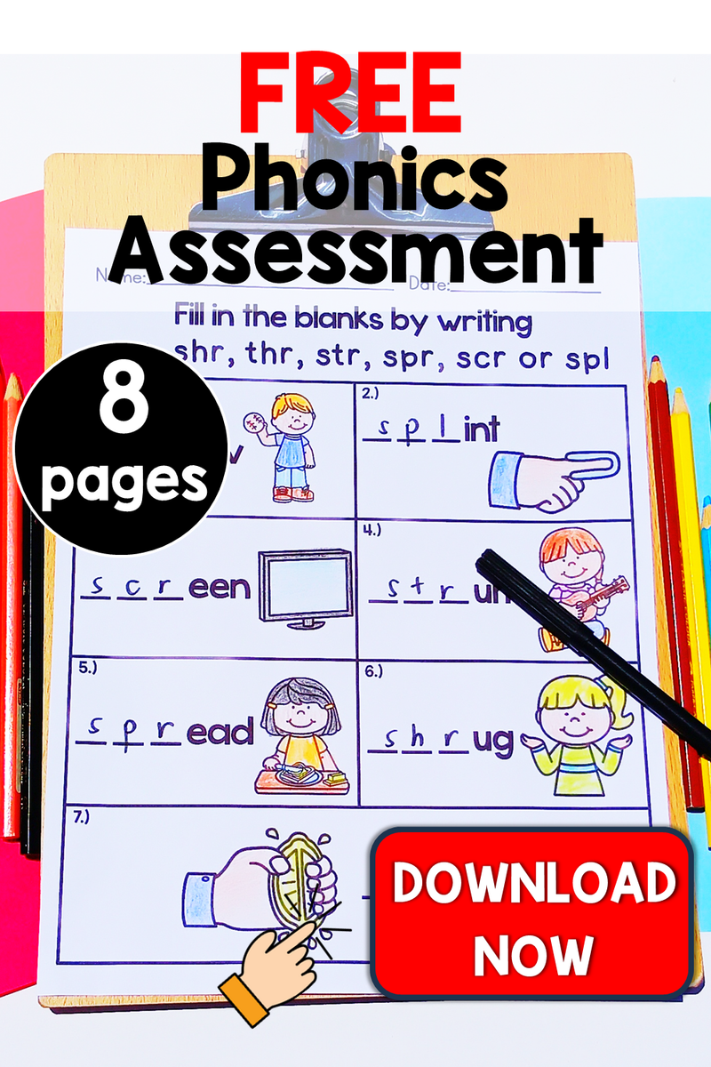 Free Phonics Assessment - The Joy in Teaching