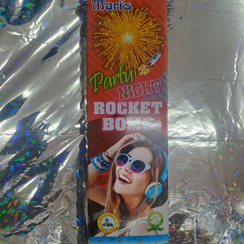 Mega Fancy Rocket 1Box/6Pcs - AMBU CRACKERS SIVAKASI
