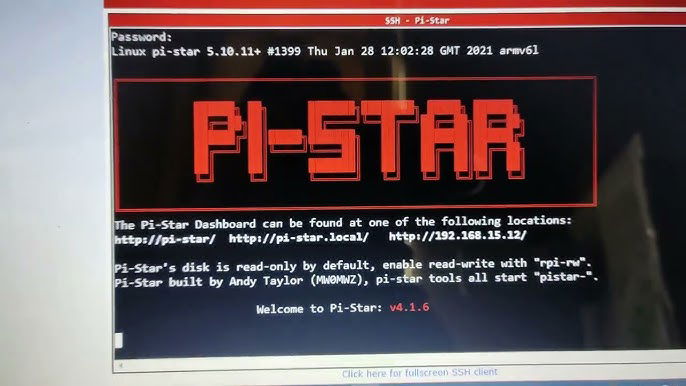 pi-star Setup Help - W1VET Electronics