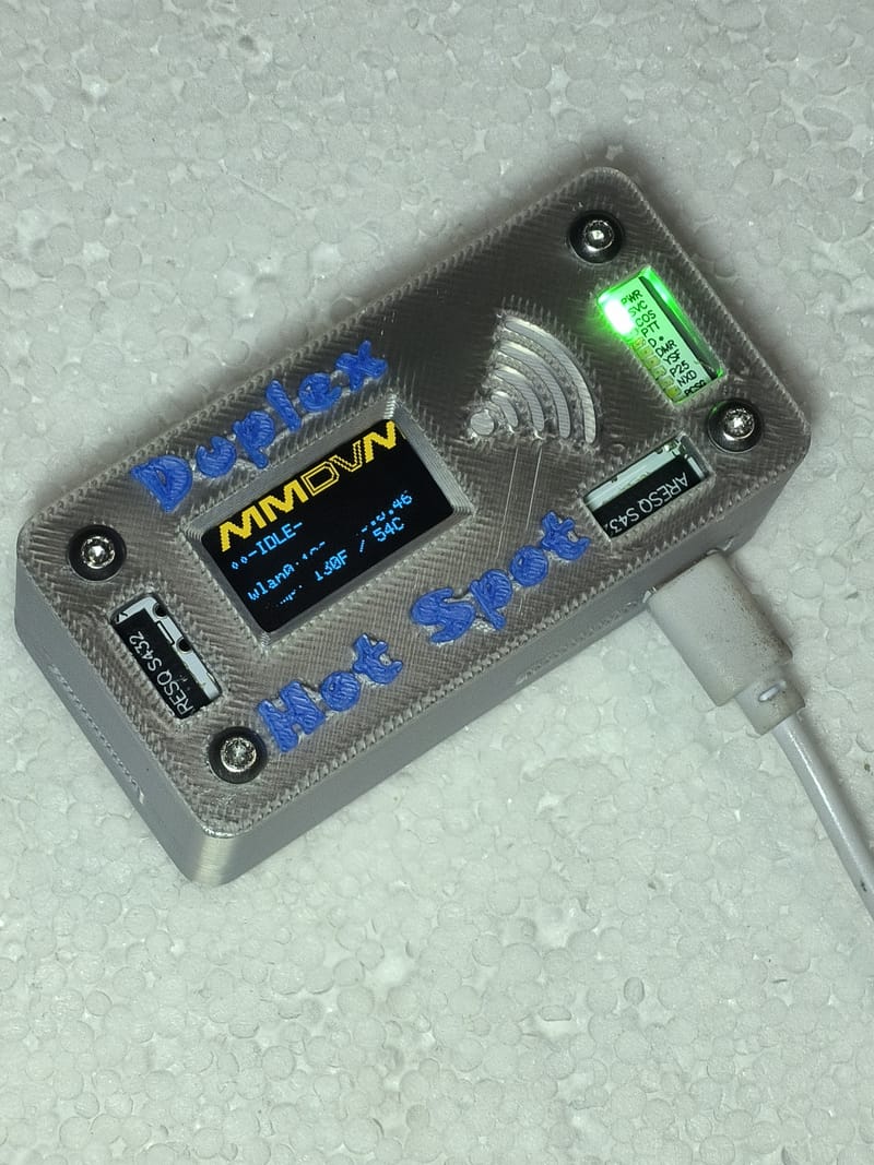 MMDVM Duplex Hotspot P25 DMR YSF NXDN and More + OLED - W1VET Electronics
