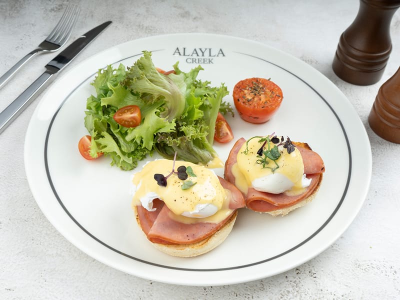 Alayla Avocado Benedict With Turkey - Alayla Creek