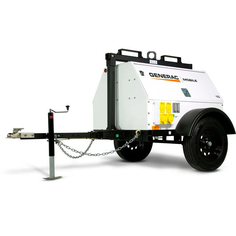 Generac MLG8K Mobile Diesel Generator, 8.1/9kW, Kubota Engine - Welding ...