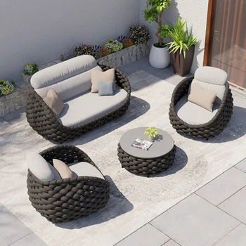 DELIGHT - Black SOFA SET - Furniture Outdoor