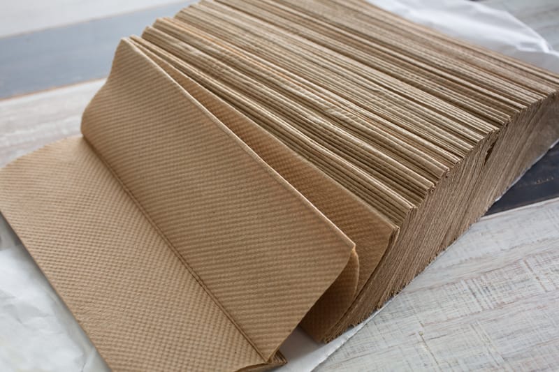 Natural Brown Kraft M-Fold (Multifold) Towel - 4000/Case - Yeca Solutions