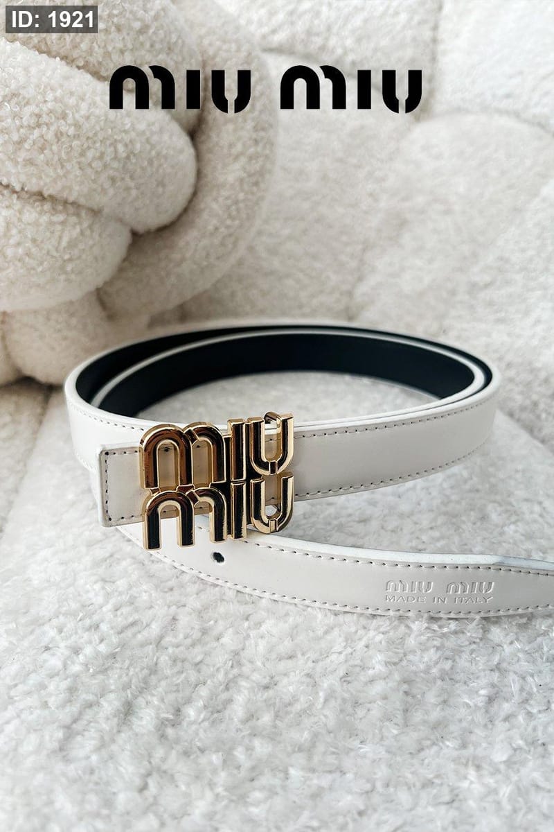 חגורת miu miu נשים - Multi & Baby Brands