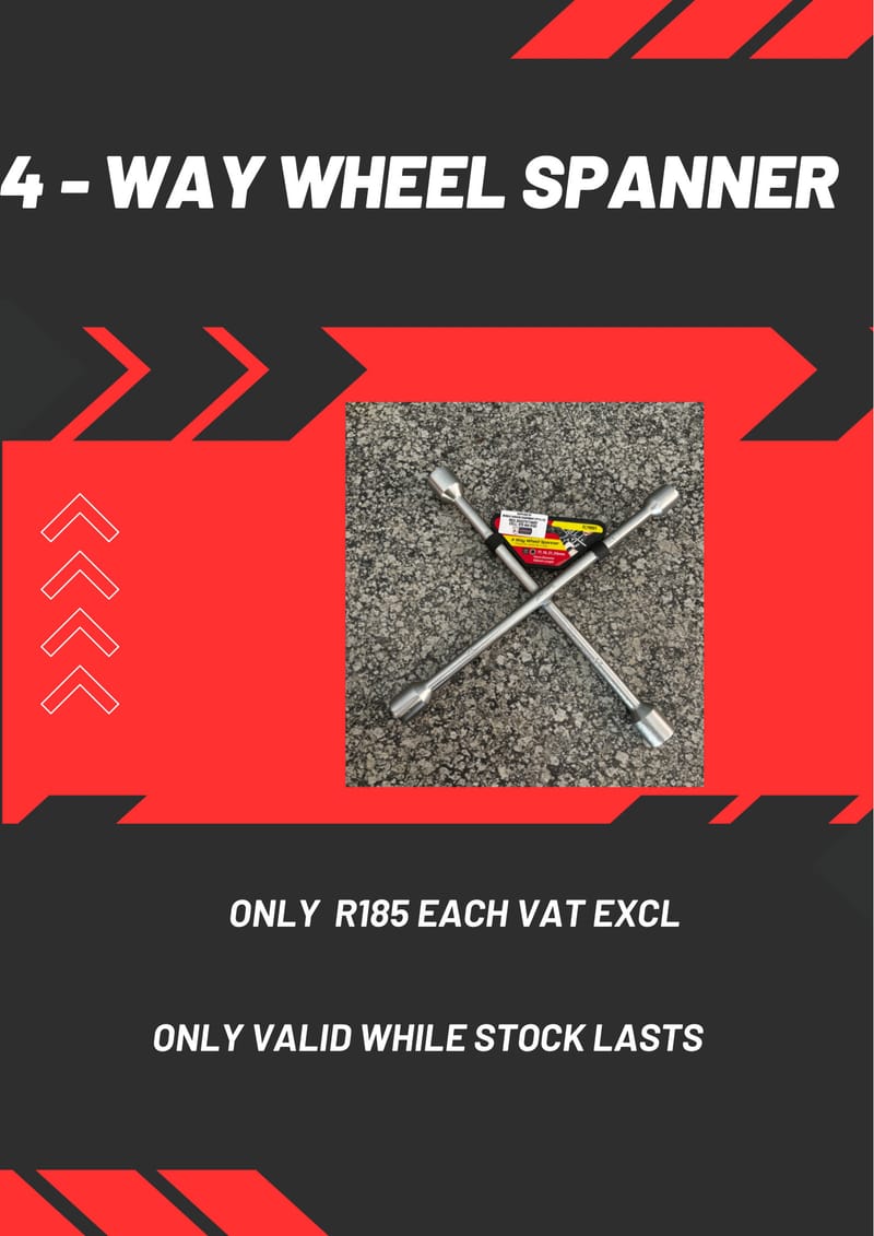 4 - WAY WHEEL SPANNER - TICR