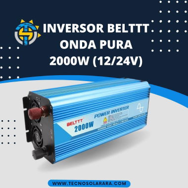 Inversor Belttt Onda Pura 2000W (12V - 24V) - Tecnosolar
