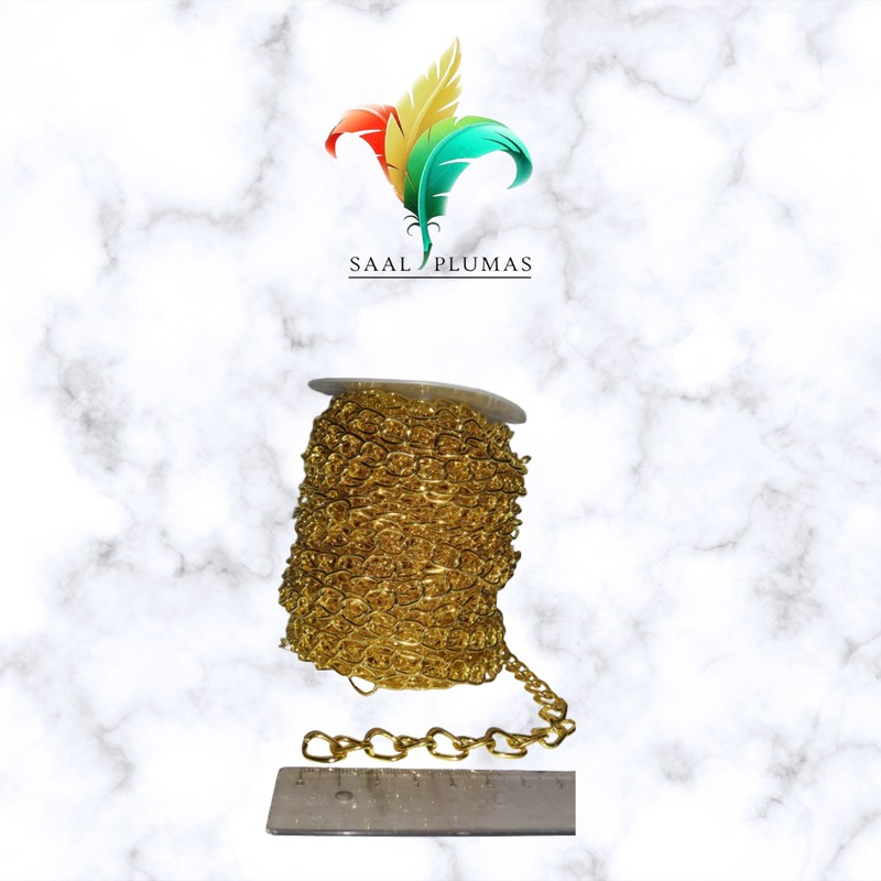 Cadena dorada 25 mtr - Saal Plumas