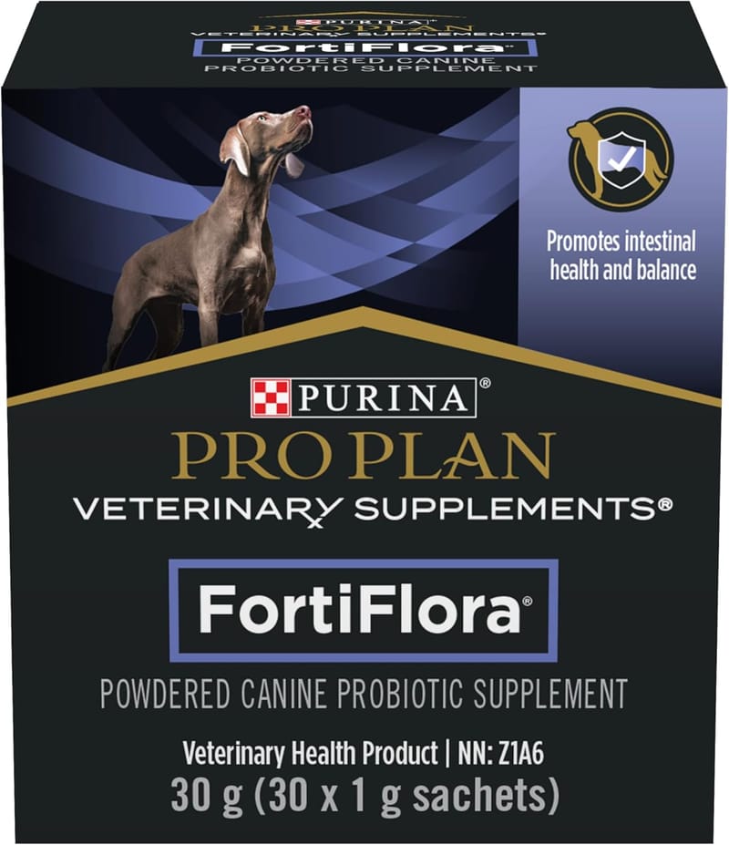 Purina Pro Plan Veterinary Supplements Fortiflora Powdered Dog ...
