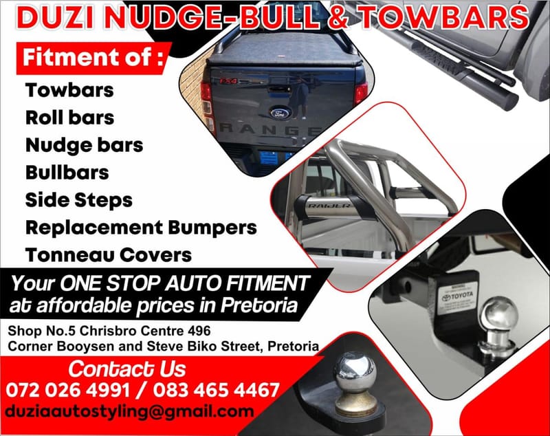 Duzi Nudge Bull & Towbars (Pty Ltd) - Vehicle BodyAccesories