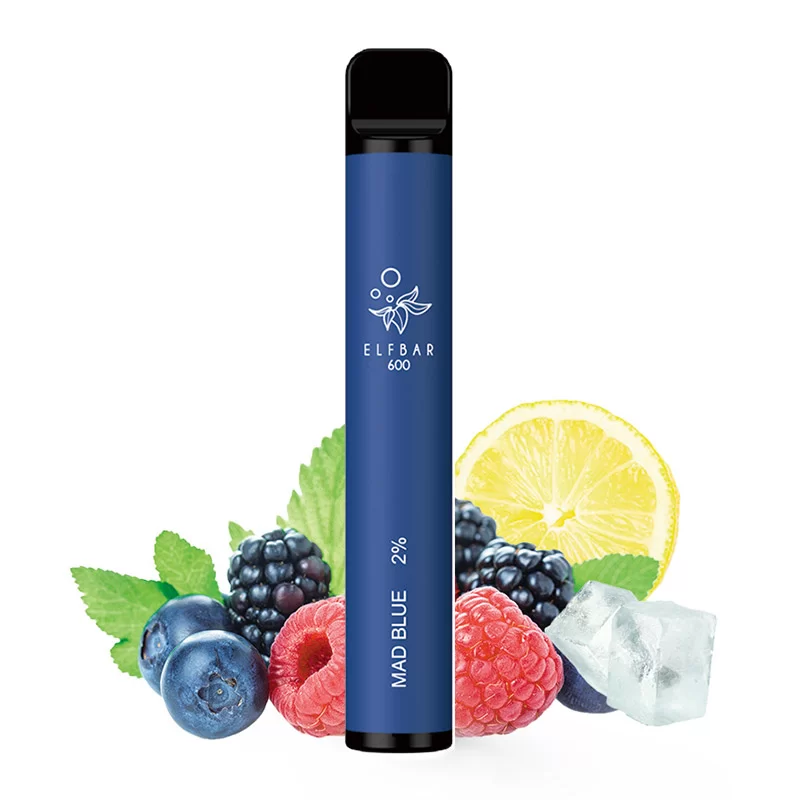 Elf Bar 600 Mad Blue - Tabac & Vape Shop