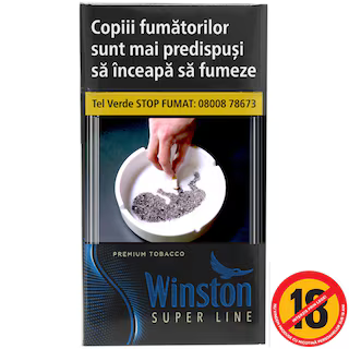 Winston Super Line Black - Tabac & Vape Shop