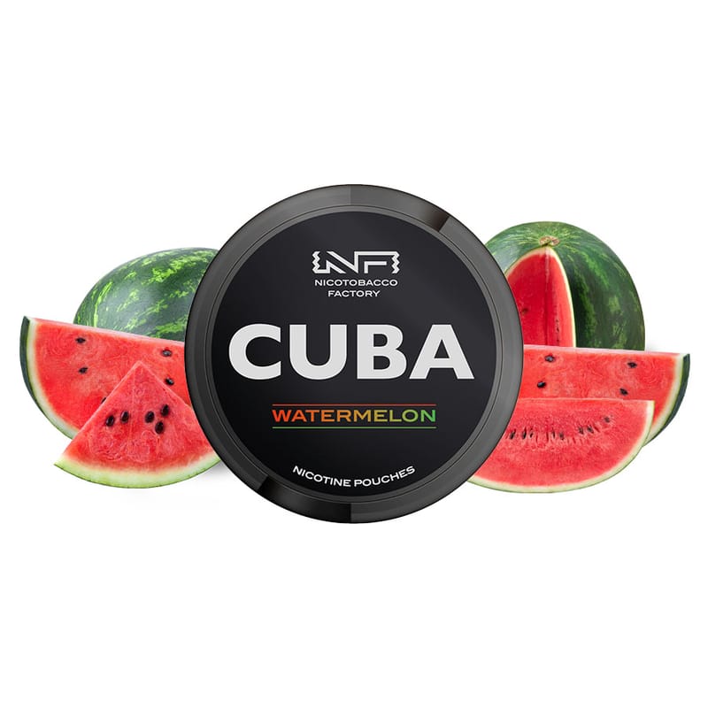 Pouch Nicotina Snus Cuba Black Watermelon 30mg/g (20mg/pouch) - Tabac ...