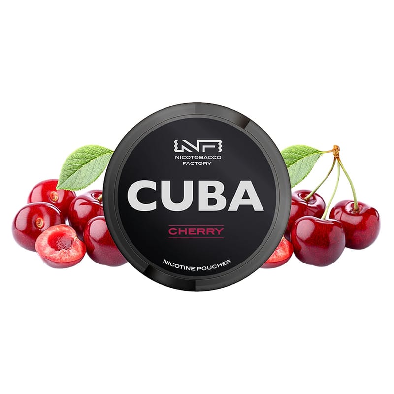 Pouch Nicotina Snus Cuba Black Cherry 30mg/g (20mg/pouch) - Tabac ...